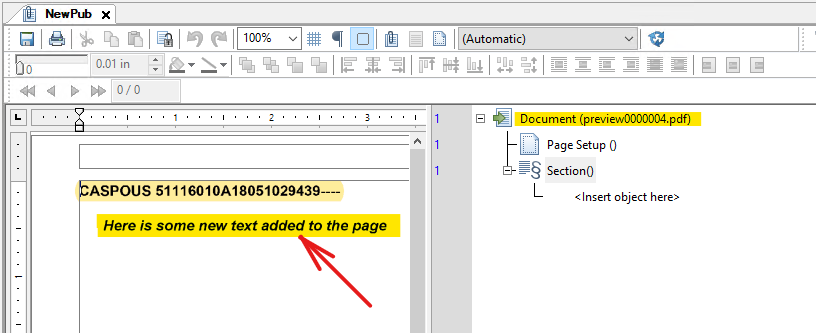 Updating An External Document Object In Engageone Compose Designer