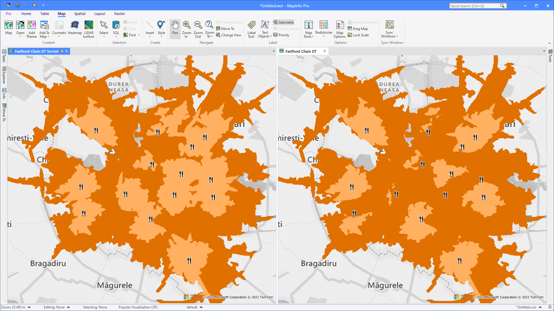 Controlling The Drawing Order When Objects Are In The Same Layer In A Precisely Mapinfo Pro Table