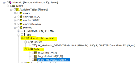How to refresh tables in the model