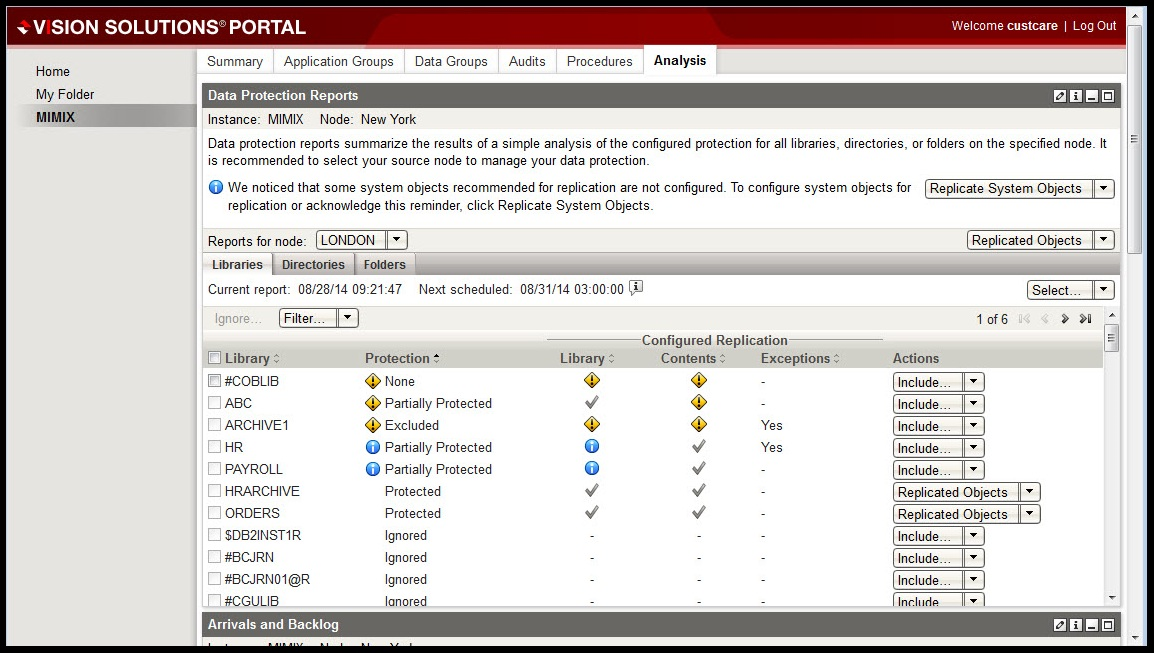 Did You Know... It Is Easy to Be Secure with MIMIX Data Protection Reports?