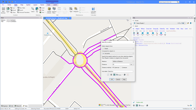 How To Extract Count Of Lines That Intersects On Particular Pre Identified Point