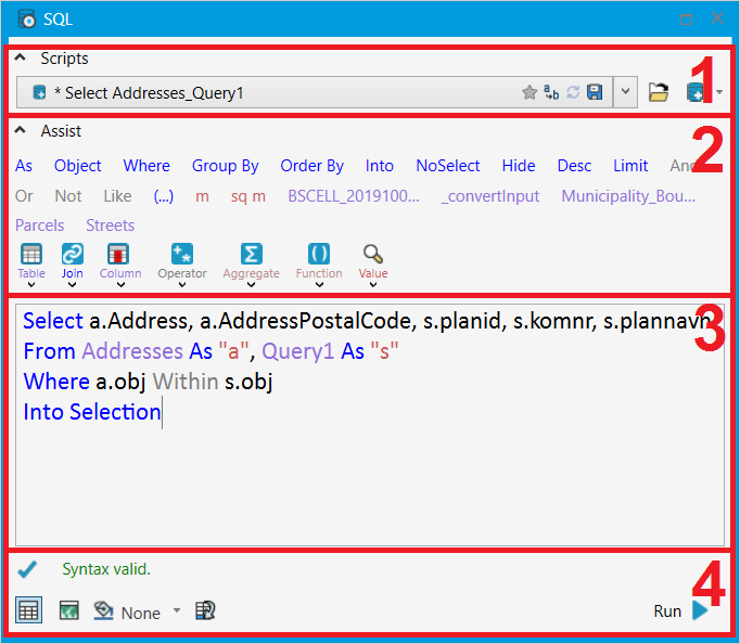 Understanding The New Sql Dialog In Mapinfo Pro 2019