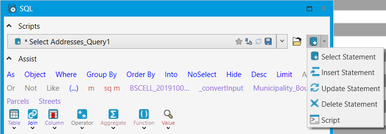 Understanding The New Sql Dialog In Mapinfo Pro 2019