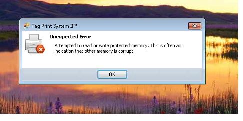 Resolving the error "Unexpected error Attempted to read or write ...