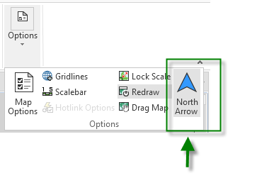 Inserting and removing North Arrow symbols to a mapper or layout window ...