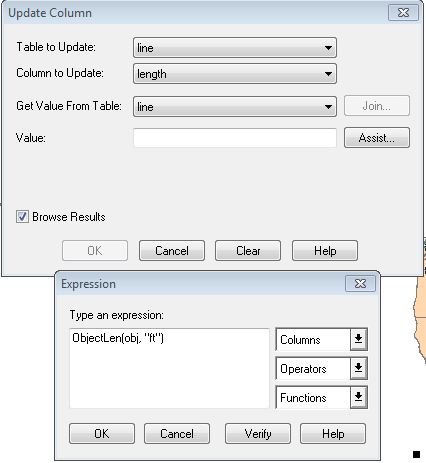 MapInfo Pro and calculating the length of a polyline contained within a ...