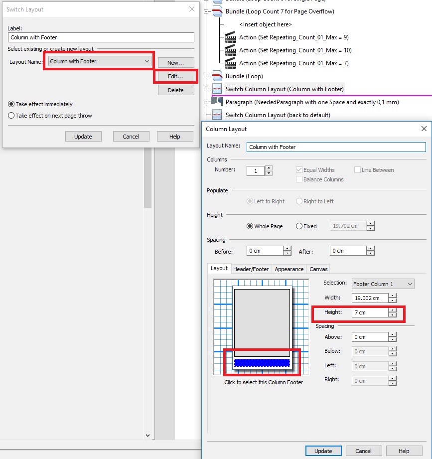 Text Box In A Fixed Position Being Overwritten By Repeating Data In Output From Engageone Generate
