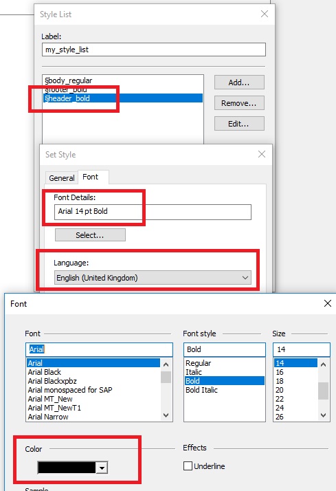 Setting Fonts For Different Brands Using Style List Functionality In Engageone Designer