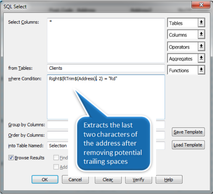 Syntax For Use With Mapinfo Pro Sql Select For String Parsing And Manipulating Text