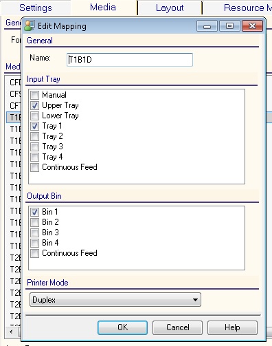 How to change the name of the Formdef for AFP output