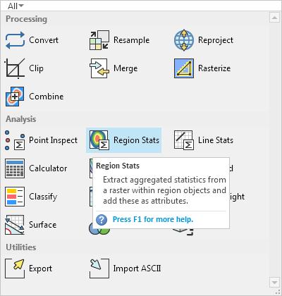 How to Extract maximum value from raster within polygons using MapInfo Raster