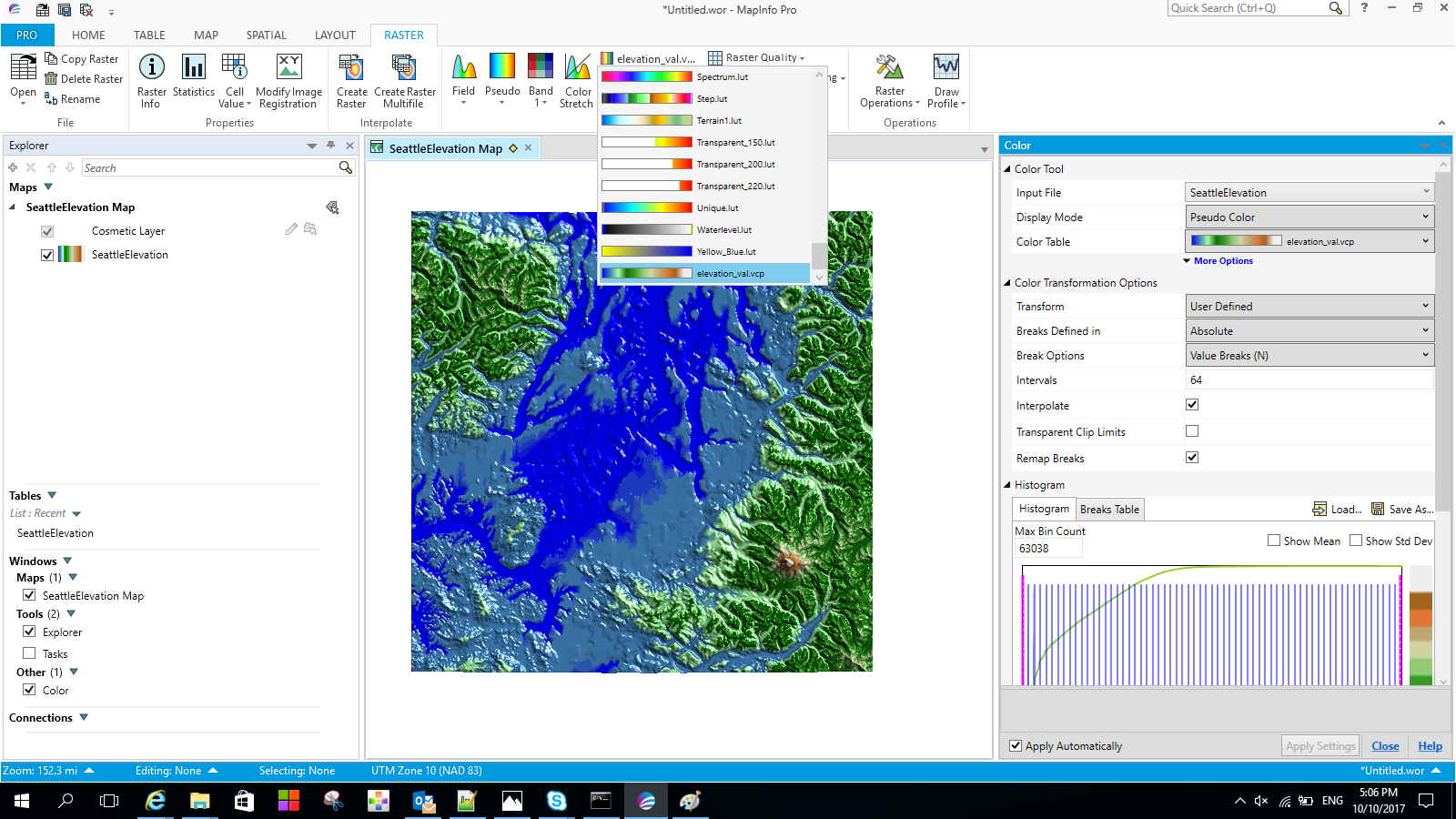 How to add Grid Templates and Contour Templates to MapInfo Advanced Raster