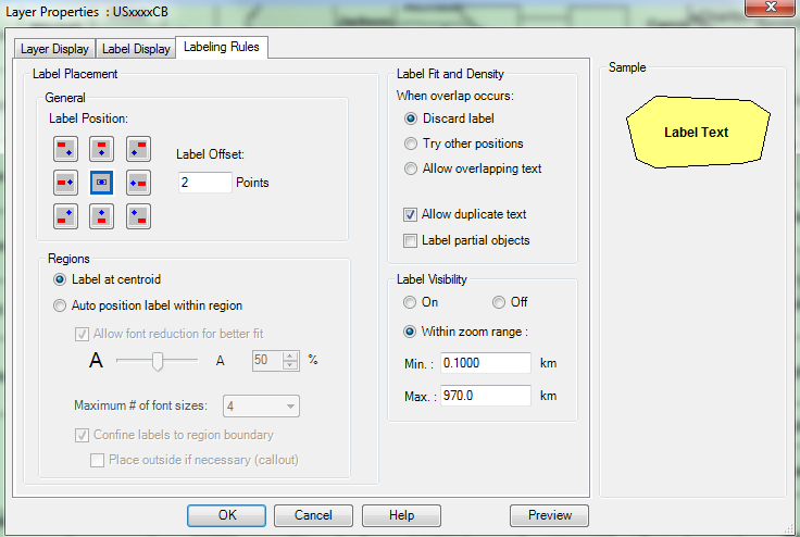 Creating Labels Based on Zoom Ranges
