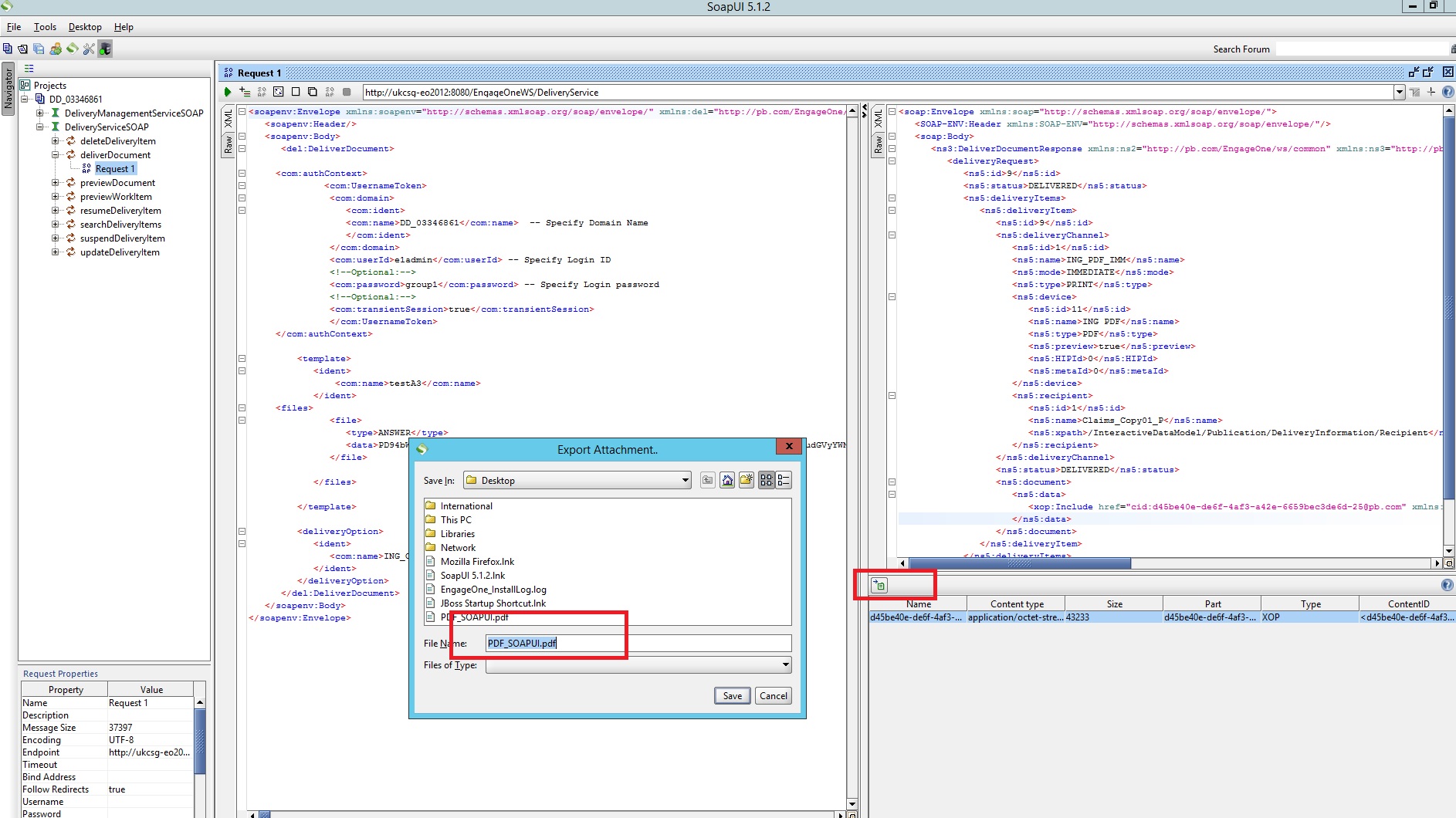 Saving Attachments In Soap Ui Generated By Soap Request Xml