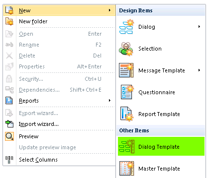 How to create a dialog template in Portrait Dialogue, use it in a ...