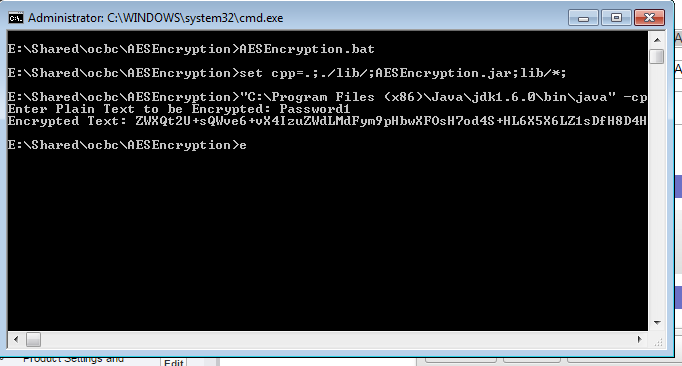 How to generate encrypted password using AESEncryption.bat in E ...