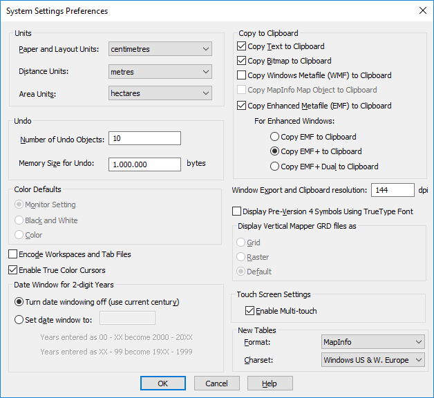 13 Preferences to check and configure in MapInfo Pro