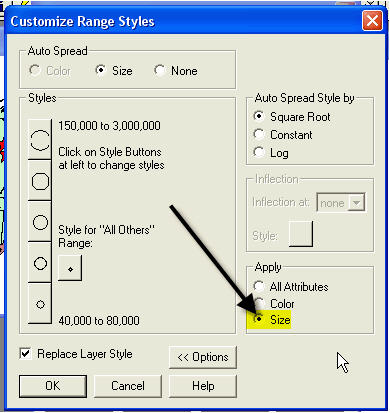 Creating a point thematic that changes both symbol size and color in ...
