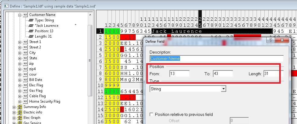 How to change the definition of an existing data field in DOC1 v4