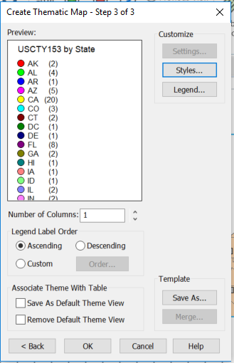 MapInfo Pro 64-bit and using replace layer styles for thematic shading