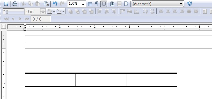 How to set only the top and bottom outside edge borders on transaction ...