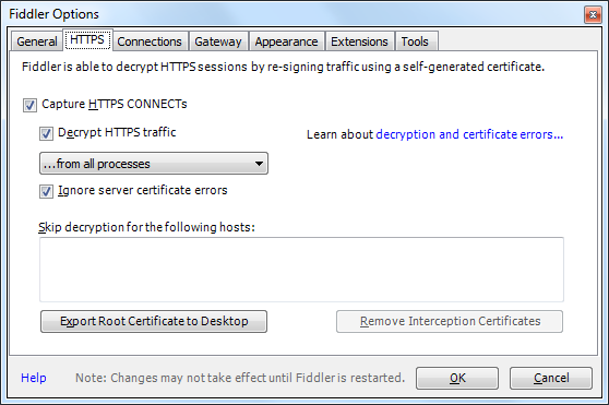 How to create a Fiddler Trace to troubleshoot Internet connection ...