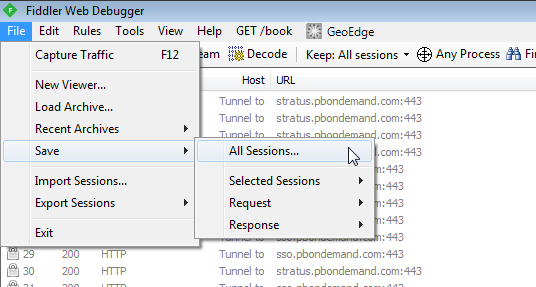 How to create a Fiddler Trace to troubleshoot Internet connection ...