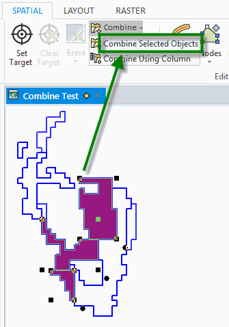 How to combine separate map objects into a single object in MapInfo Pro