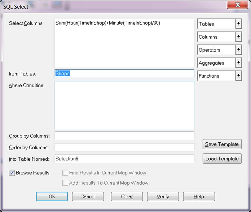 Finding The Sum Of Time Columns In Mapinfo Pro