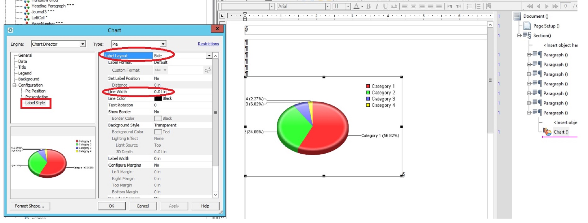 Resolve Pie Chart Textvalue Getting Overlapped When Too Close In Engageone Designer