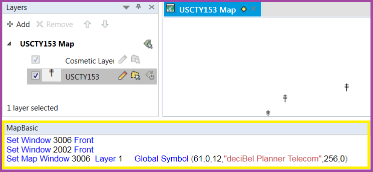 How to setup and Echo a custom symbol truetype font in the MapBasic Window inside of MapInfo Pro