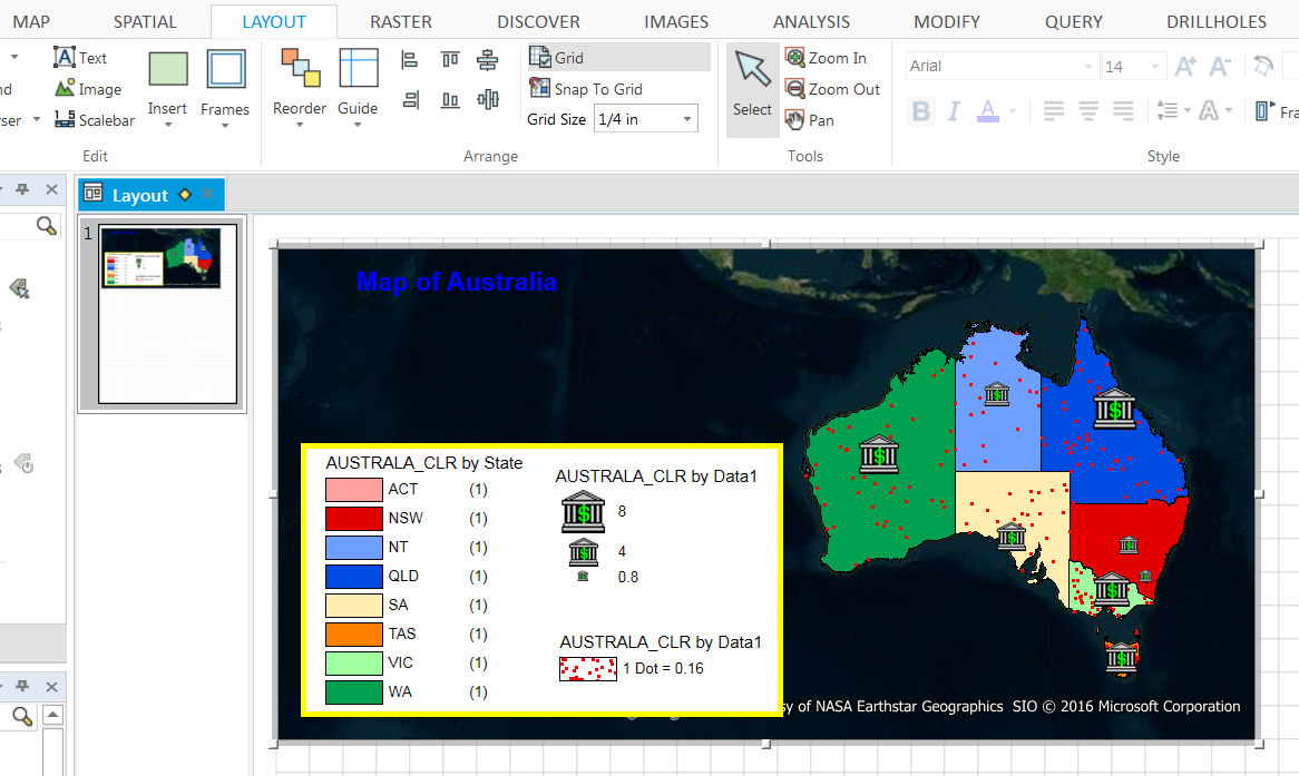 MapInfo Pro: How to add uniform background to legends in Layout