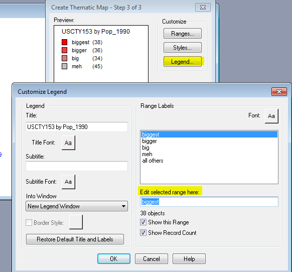 How to use custom thematic templates in MapInfo Pro