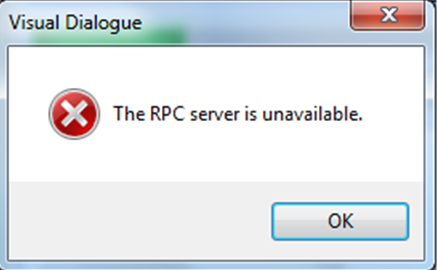 Resolving "The RPC server is unavailable", "Access is denied ...
