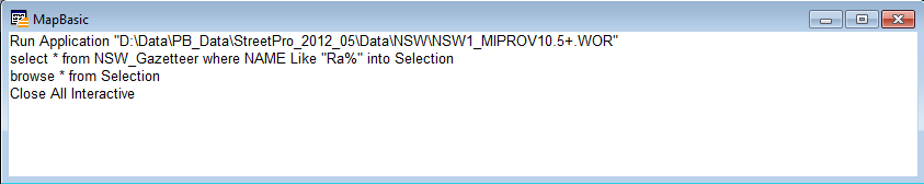Scripting Samurai: Getting Started with the MapBasic window
