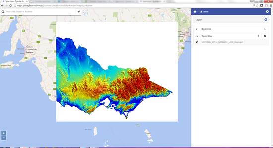Mrr Layer Shows Up With An Opaque White Background In Spectrum Spatial Analyst