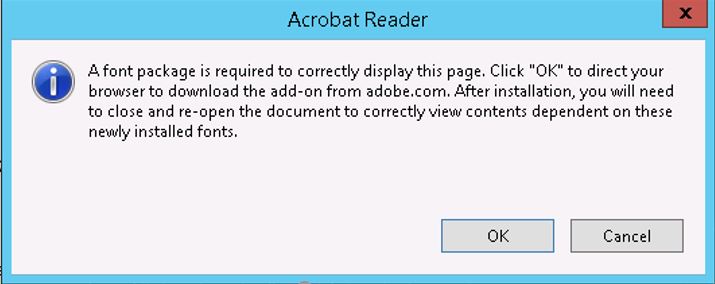 A Font Package Is Required To Correctly Display The Page Message In Engageone Designer