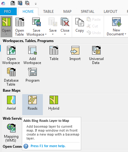 Adding Bing Imagery to Maps in MapInfo Pro