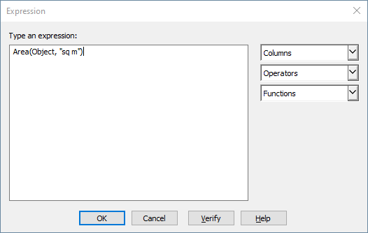 MapInfo Pro and Labelling with Expressions