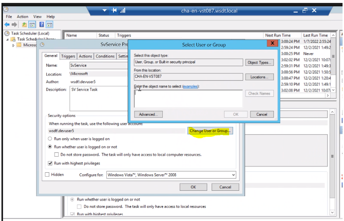 Winshuttle Service Account Password Changes