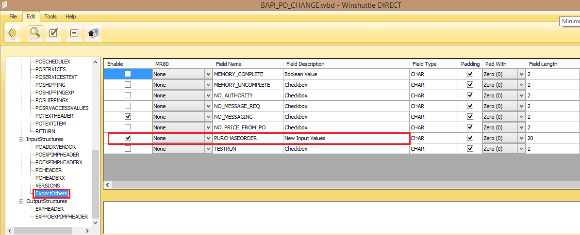 Tips on using BAPI_PO_CHANGE