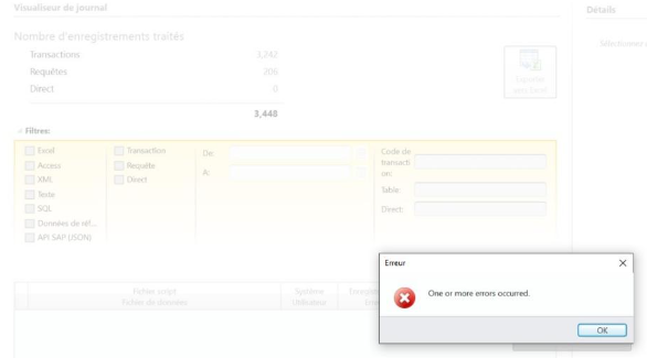 Automate Studio - Error "One or more errors occurred" when accessing ...