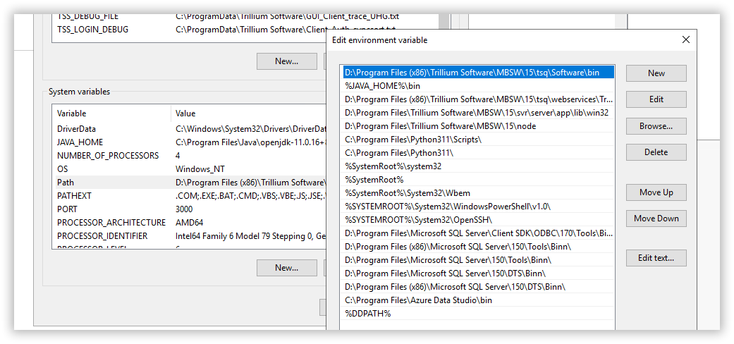 Trillium - Configuring IIS with ECS