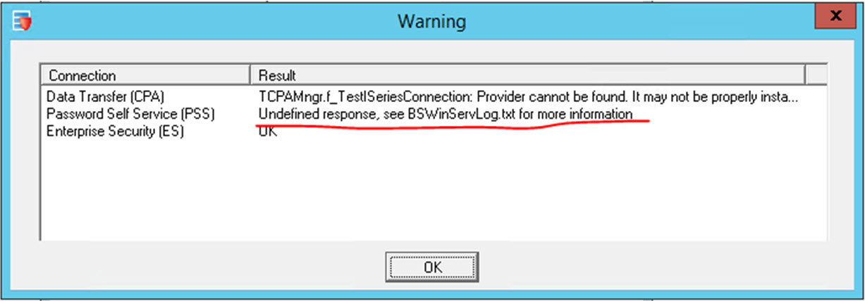 Enforcive CPS: When testing connection to IBMi receiving Password Expired