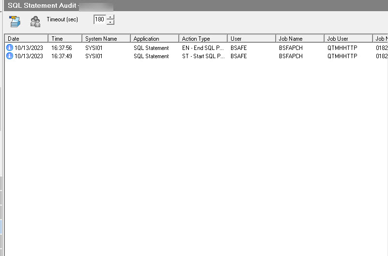 Enforcive: How to test if the SQL Statement Audit is working