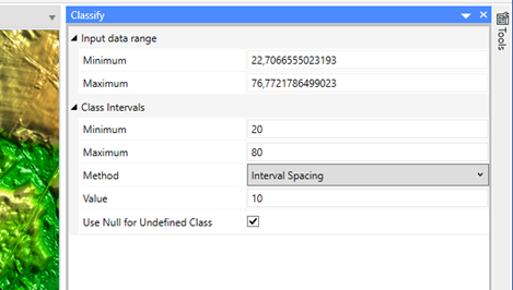 MapInfo Pro Advanced and Classified Raster Coverage
