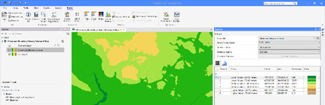 MapInfo Pro Advanced and Classified Raster Coverage