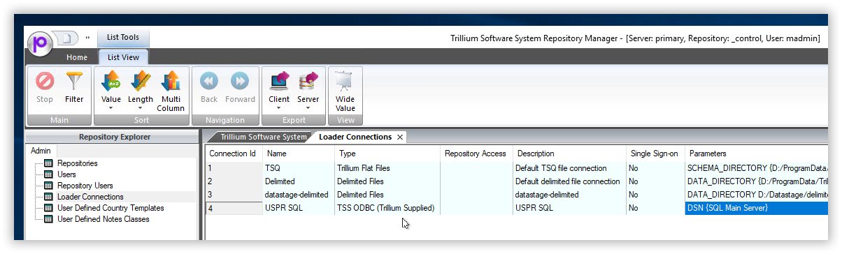 Trillium - ODBC drivers - Migrations - Windows