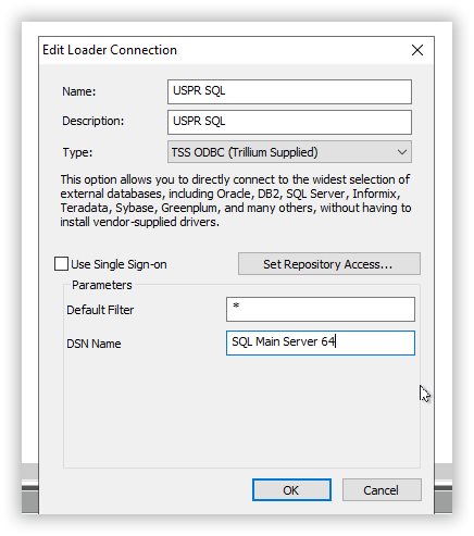 Trillium - ODBC drivers - Migrations - Windows