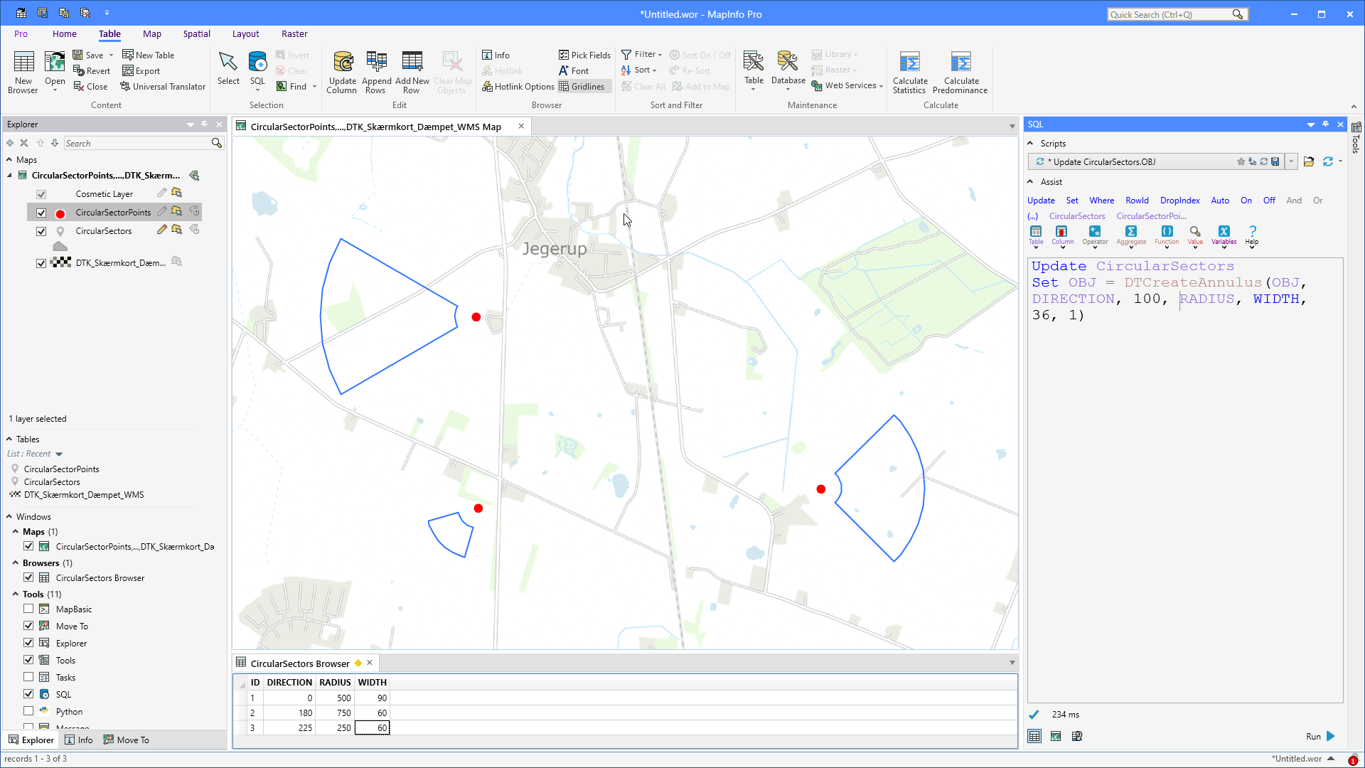 Creating Circular Sectors in MapInfo Professional using Draw Tools from ...